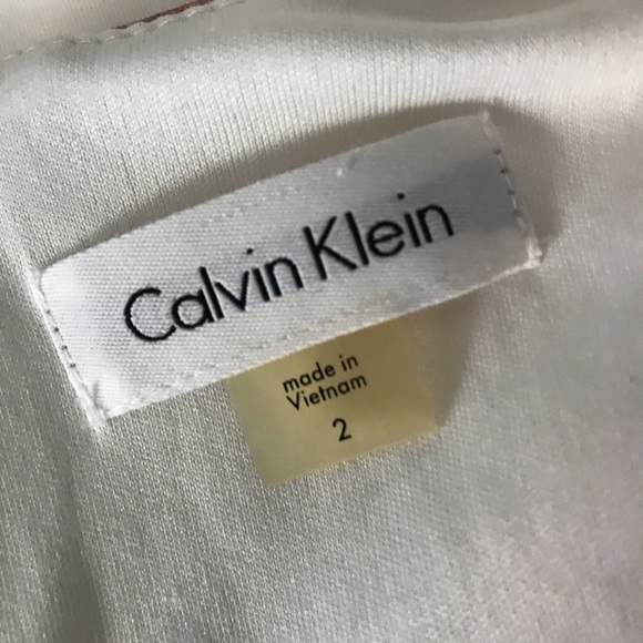 Calvin Klein | Dresses | Calvin Klein Floral Fit And Flare Dress Sz 2 ...